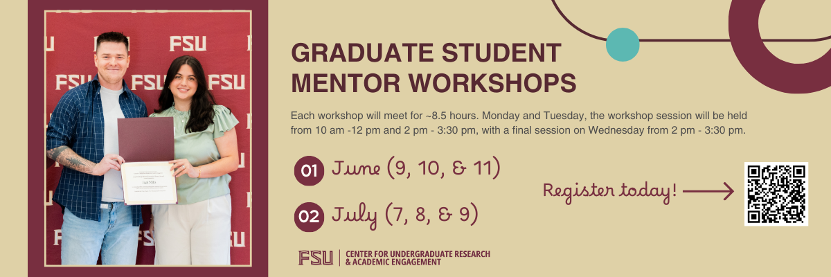 UROP Graduate Student Mentoring Workshops | University Announcements